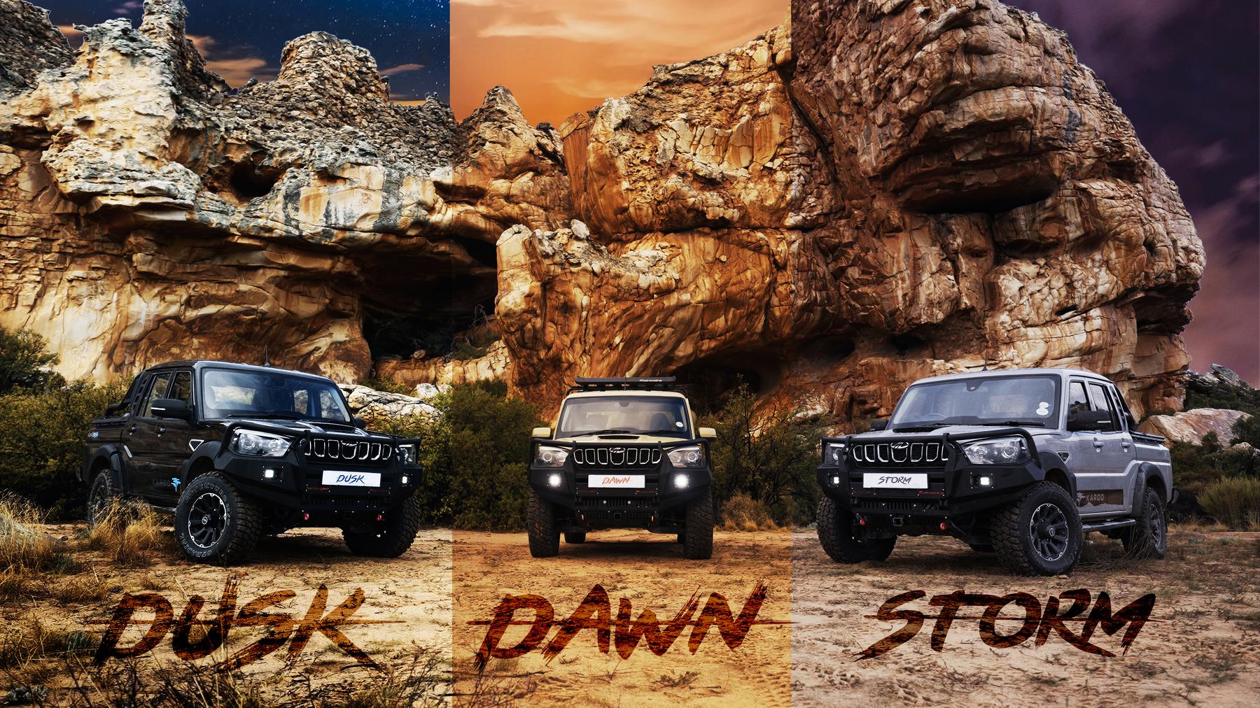 Mahindra Pik Up Karoo Dusk upgraded and joined by Karoo Dawn and Karoo ...
